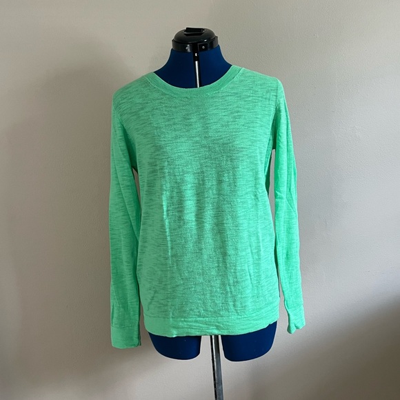 J. Crew | Sweaters | Jcrew Mint Green Lightweight Cotton Sweater | Poshmark